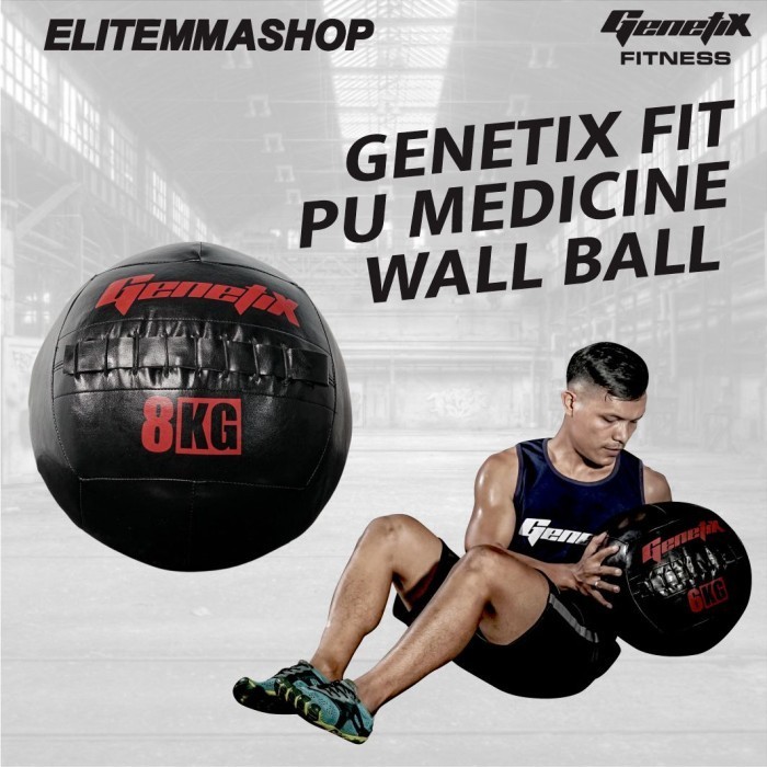 Jual GENETIX FIT PU Medicine Wall Ball | Shopee Indonesia