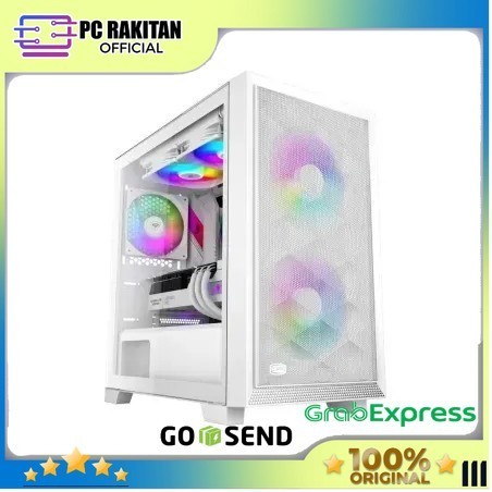 Jual CASING PC COOLER / PCCOOLER C3 D310 FREE 2 FAN - mATX - White ...