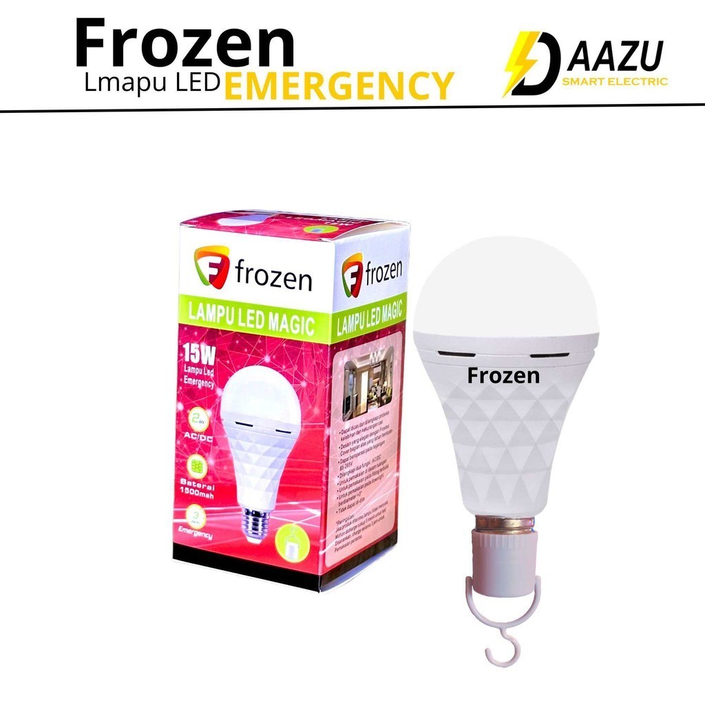 Jual Lampu Bohlam LED EMERGENCY 20 Watt Magic Sensor Sentuh Tahan 4 jam ...