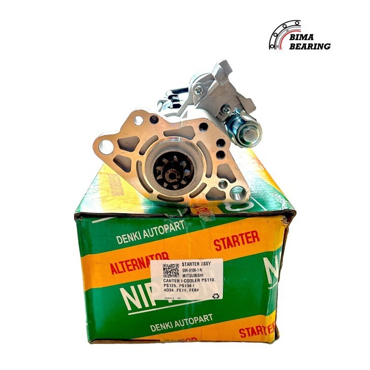 Jual DINAMO STARTER ASSY MITSUBISHI FE PS110 CANTER PS125 PS136 HDX ...
