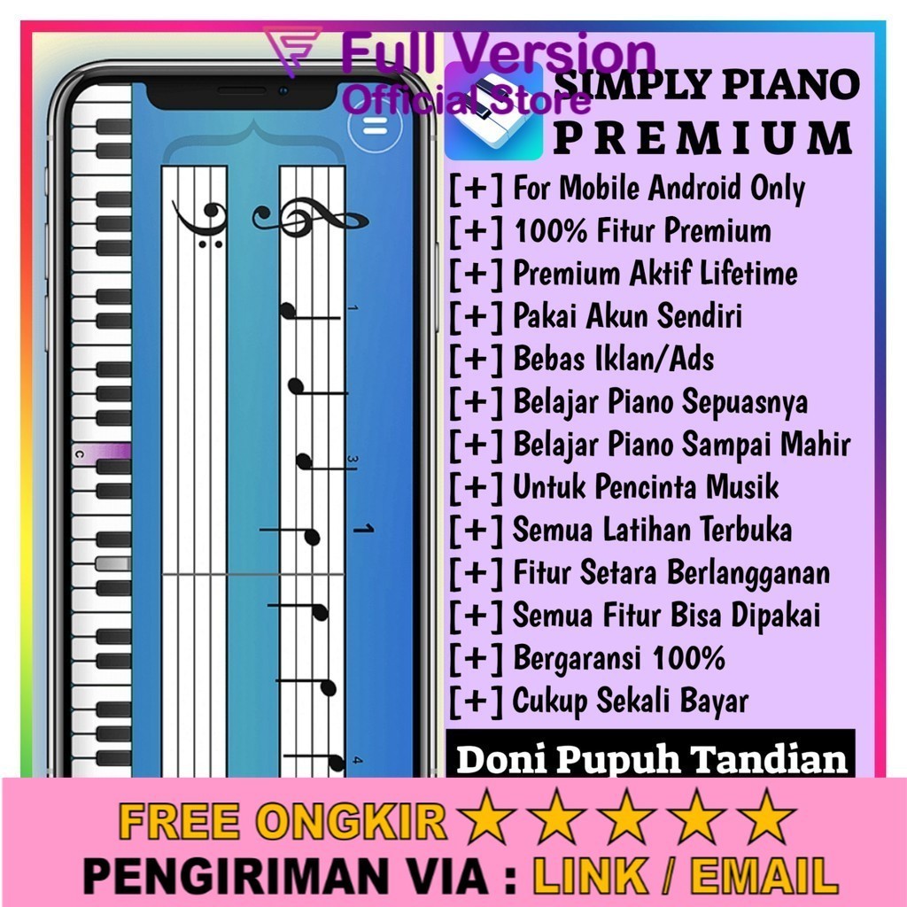 Jual Simply Piano Premium Mobile Android Full (Wajib Baca Deskripsi ...