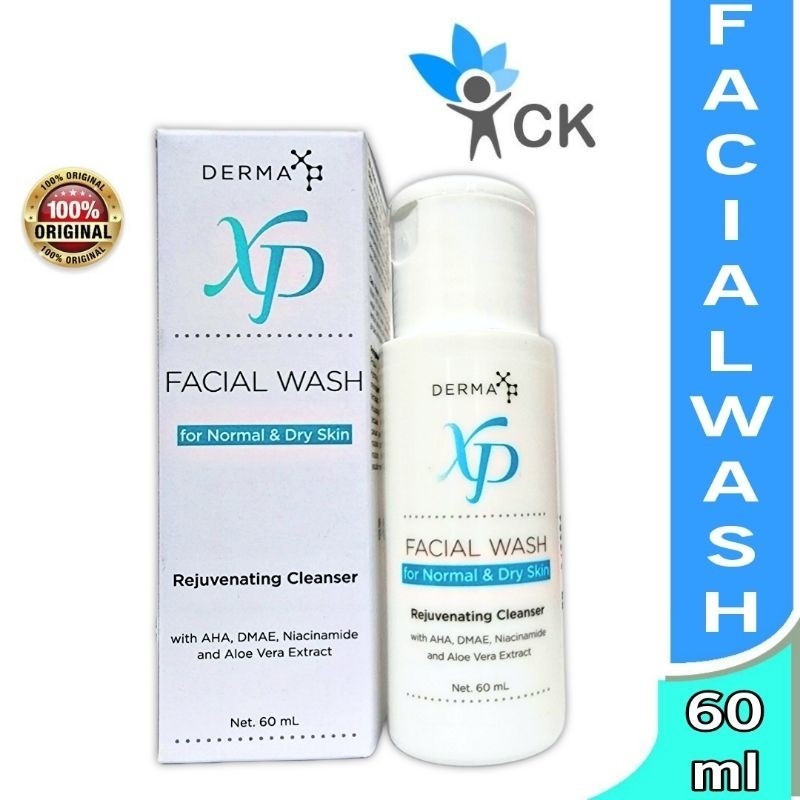 Jual DERMA XP FACIAL WASH FOR NORMAL AND DRY SKIN 60 ML | Shopee Indonesia
