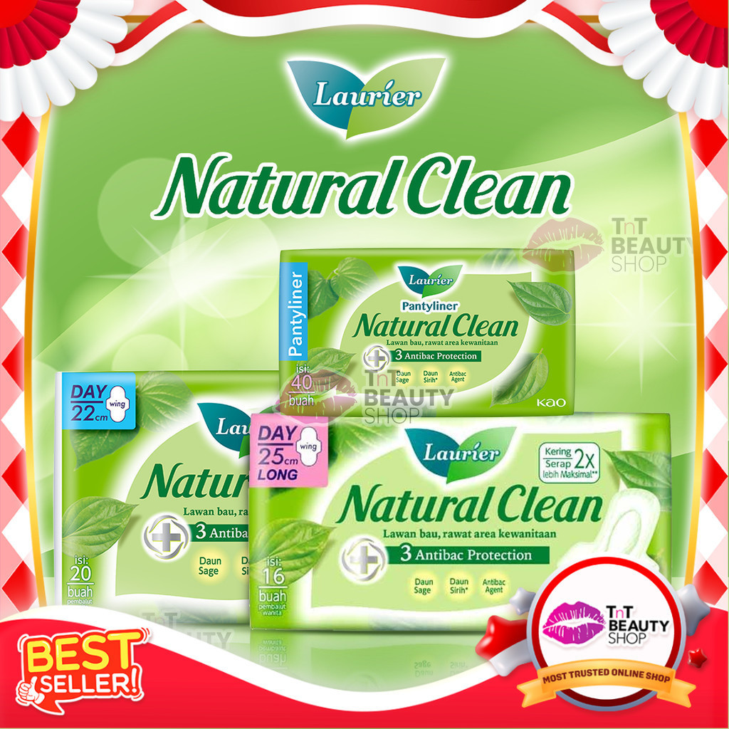 Jual Laurier Natural Clean Day Long Wing | Day 25cm16s - Day 22cm20s ...