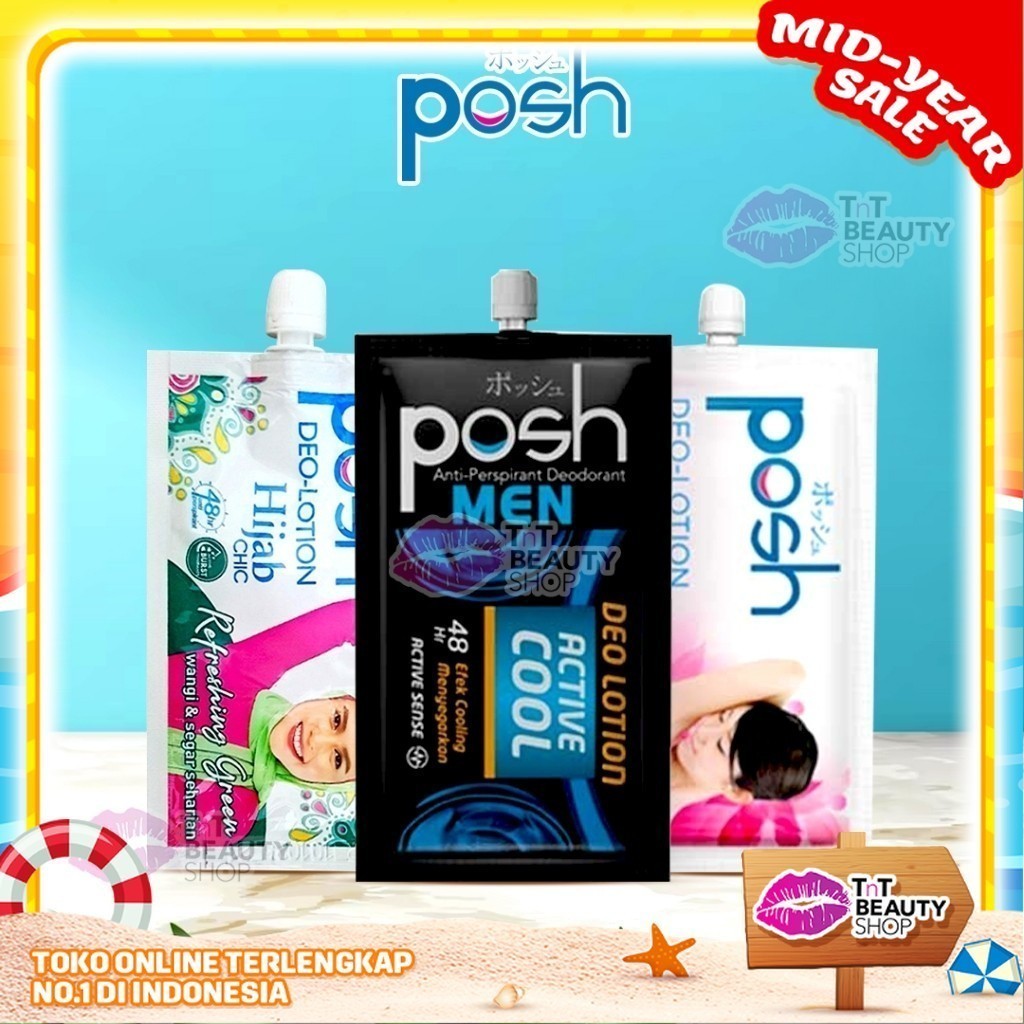 Jual POSH DEO LOTION SACHET 11 GRAM SERIES | Shopee Indonesia