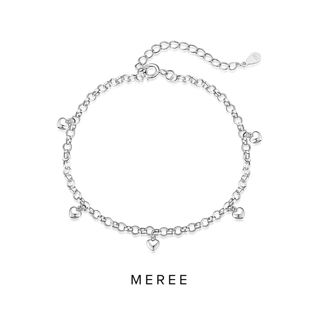 Jual Meree - Himari Heart Bracelet Sterling Silver Gelang Anti Karat ...