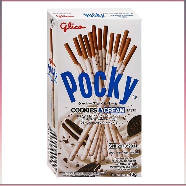 Jual Glico Pocky Cookies Cream 40gr Mini Stick Choco Summer Paradise ...