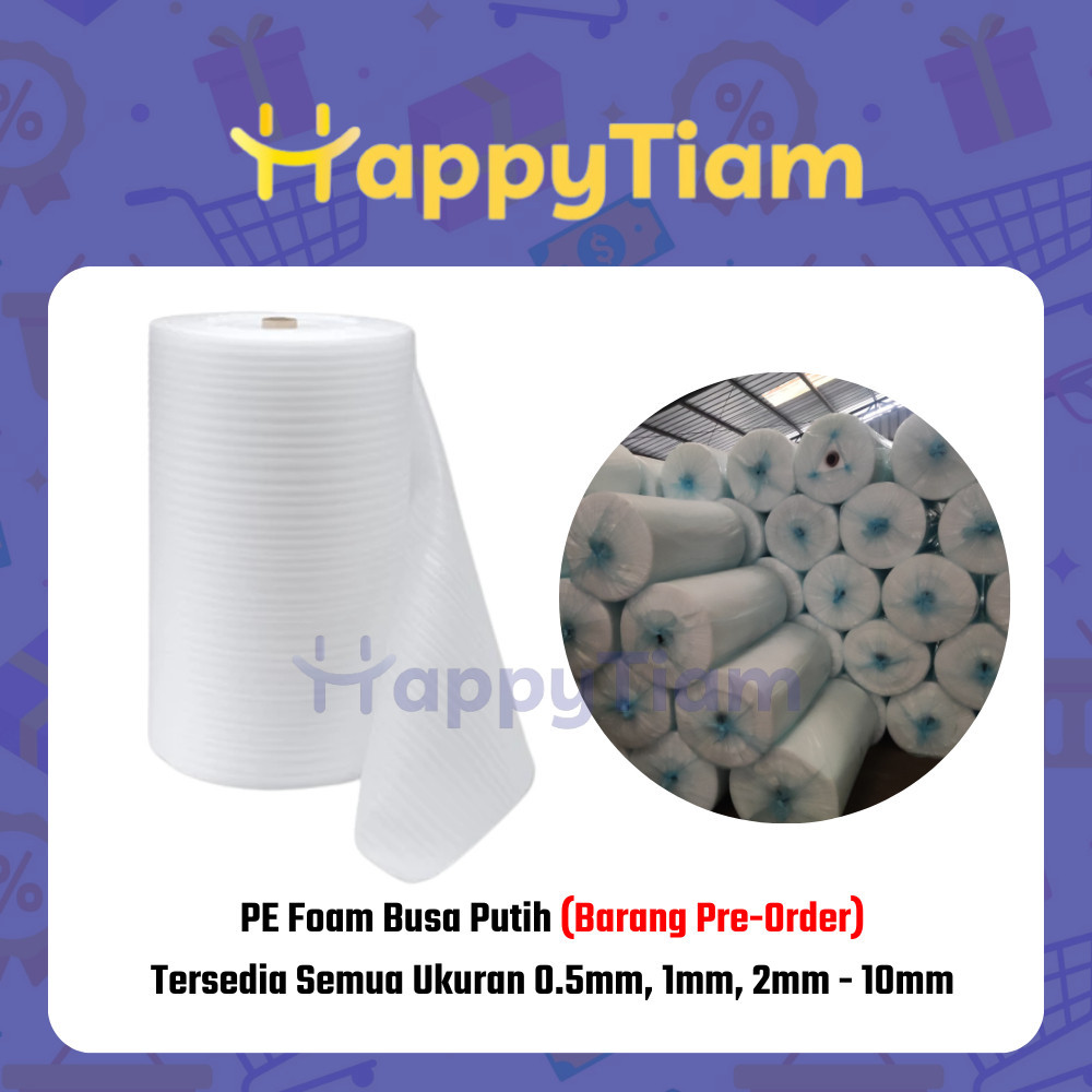 Jual PE FOAM SEMUA UKURAN BARANG PRE ORDER BUSA SPON PUTIH SHEET TEBAL ...