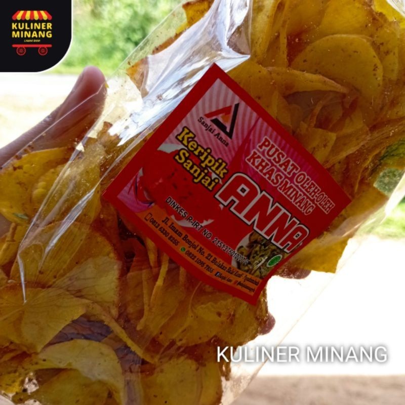 Jual Kuliner Minang Sanjai Kuning Bumbu Anna Oleh-Oleh Asli Cemilan ...