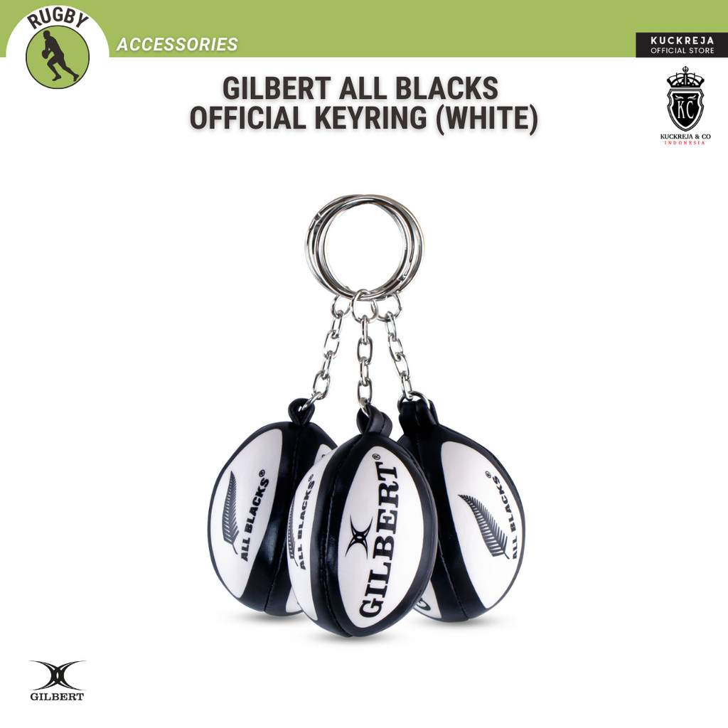 Jual Gilbert All Blacks Official Keyring (White) | Shopee Indonesia