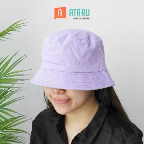 Jual Ataru Topi Bucket Reversible - Ungu/Abu-Abu Aksesoris Kepala ...