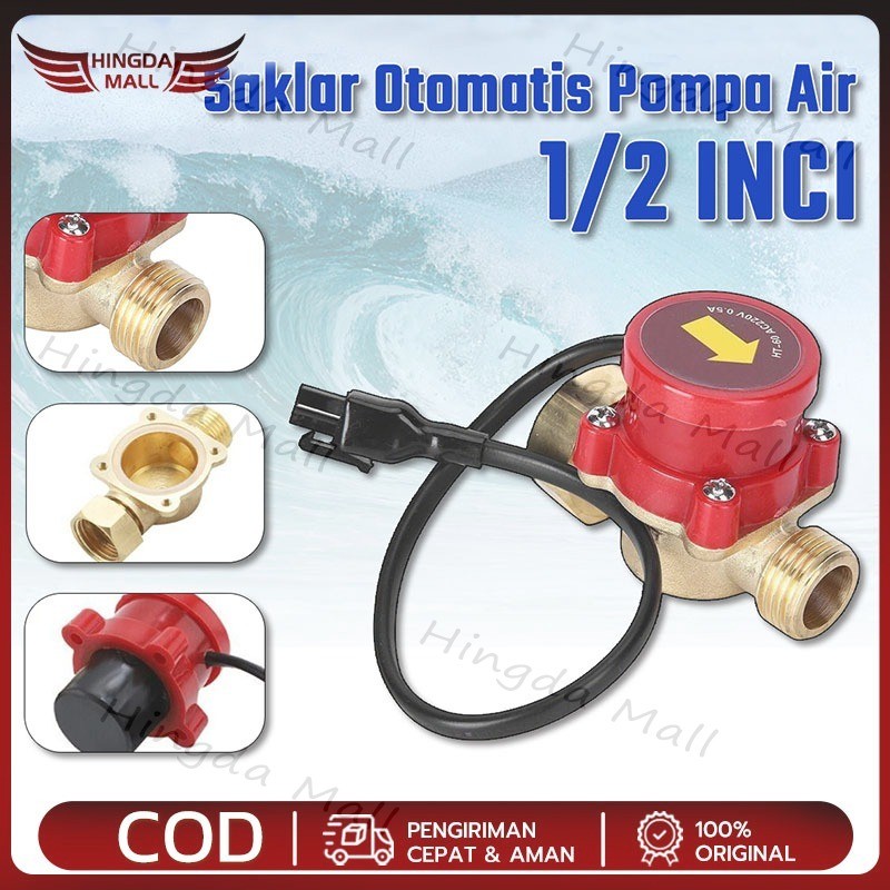 Jual Saklar Otomatis Pompa Booster 1/2 inch saklar Water Flow Switch ...