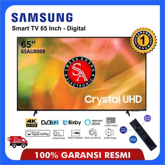 Jual Led UHD 4K Smart TV 65 Inch Samsung Type: 65CU8000 (Khusus Medan) | Shopee Indonesia