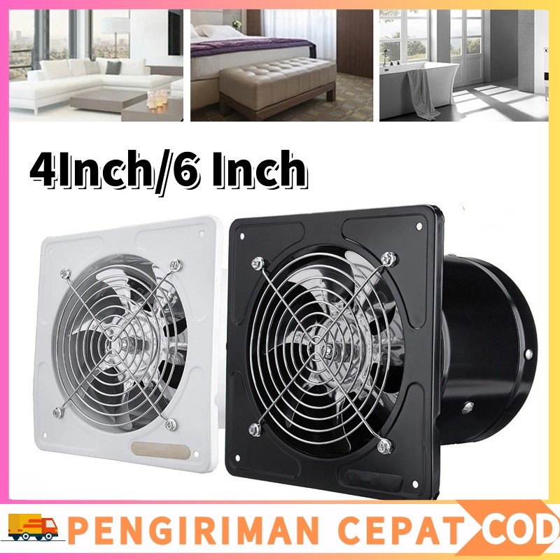 Jual 【COD】 Exhaust Fan Dinding 4Inch Kipas Exhaust Ventilasi Dinding ...