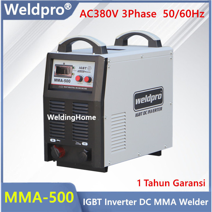Jual Mesin Las Weldpro MMA 500A Inverter Trafo Las MMA-500 IGBT 3 Phase 500 | Shopee Indonesia