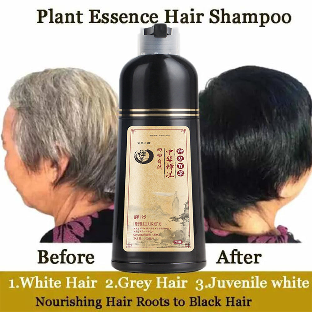 Jual Shampo Penghitam Rambut Black Hair Shampoo Uban Menjadi Hitam ...