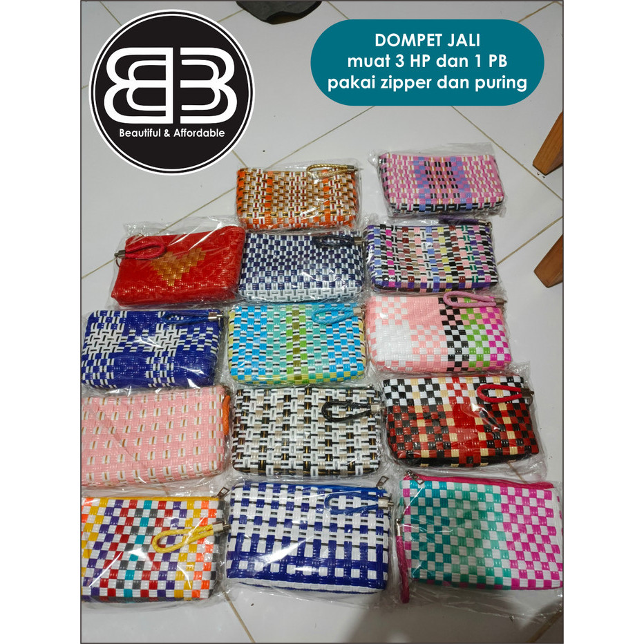 Jual Dompet Jali | Anyaman Plastik | Shopee Indonesia