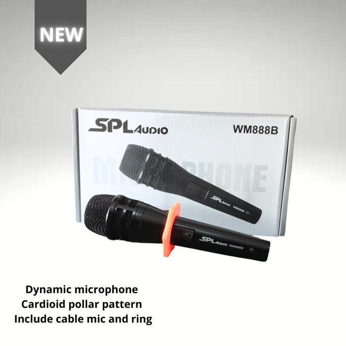 Jual SPL Audio Wired Microphone WM 888B | Shopee Indonesia