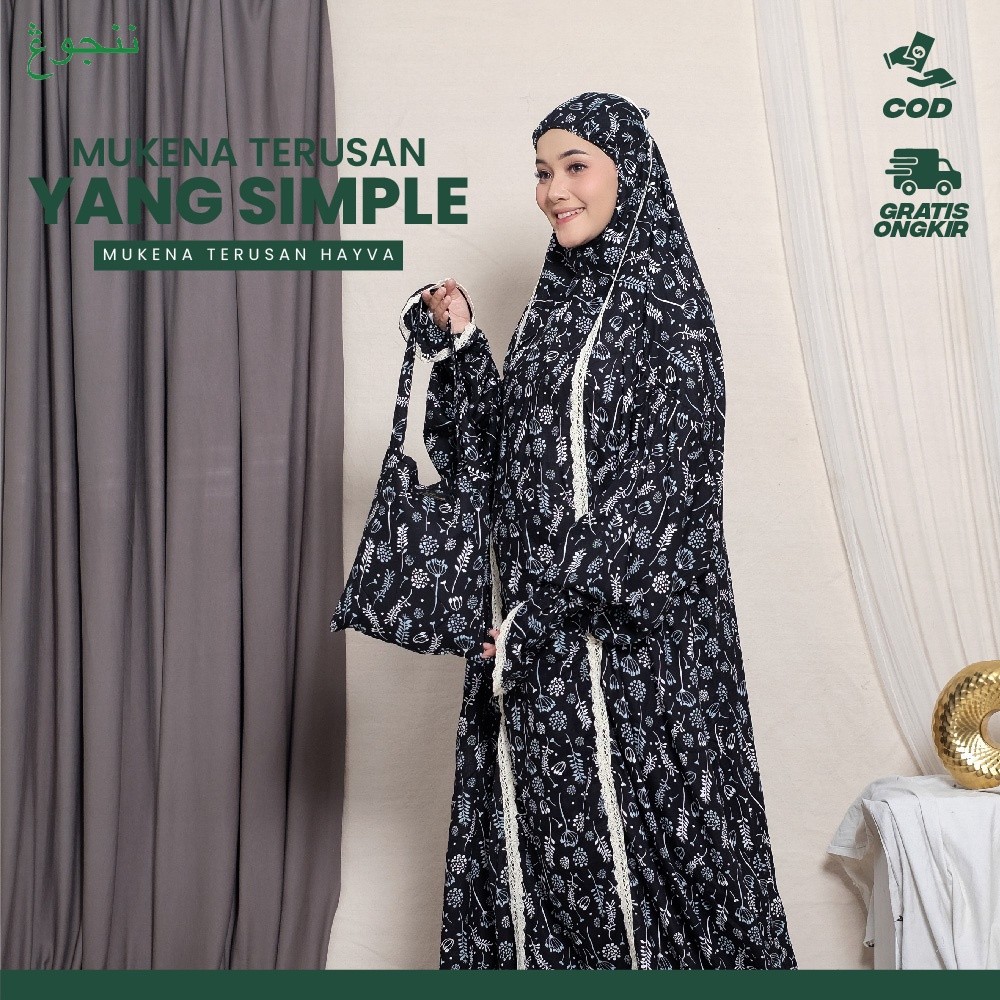 Jual Perlengkapan Sholat Mukena Terusan Hayva Mukenah Wanita Dewasa ...