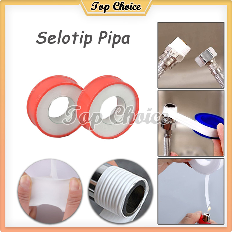 Jual Selotip Pipa / Isolasi Kran Pipa / Seal Tape | Shopee Indonesia