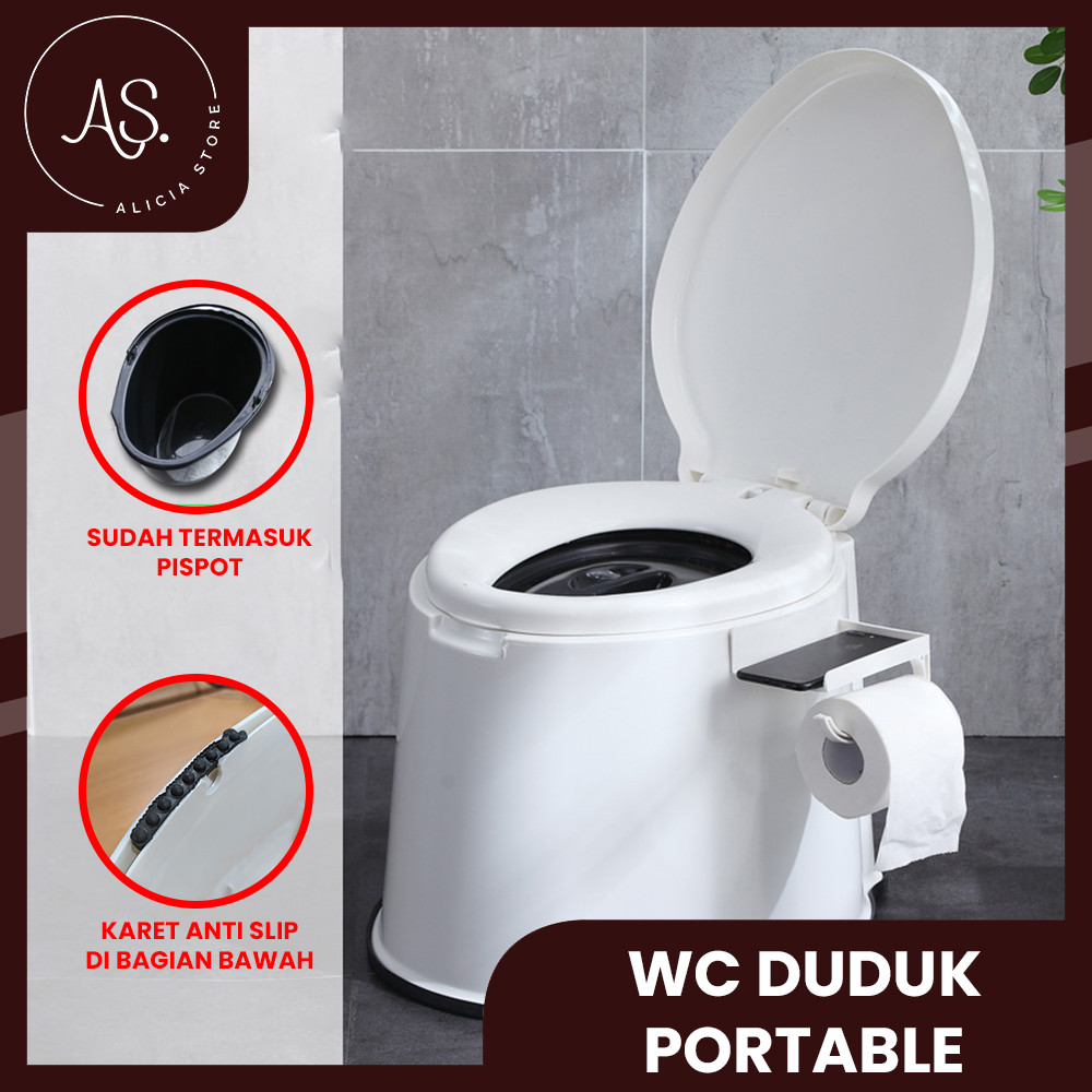 Jual AS Kursi Toilet Duduk Portable Wc Pispot Untuk Lansia Dan Ibu ...