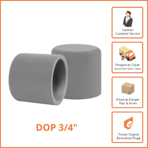 Jual Tutup Pipa DOP / End Cap TS Ukuran 3/4" Trilliun TOKOAKU78 ...