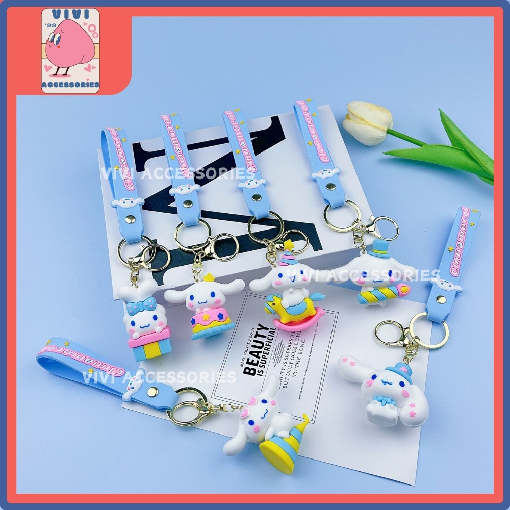 Jual K096 Gantungan Kunci Lucu Karakter Cinnamon Roll | Shopee Indonesia