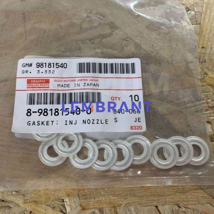 Jual JUAL O Ring Paking Packing Tembaga Nozzle Nosel Injector Isuzu ...