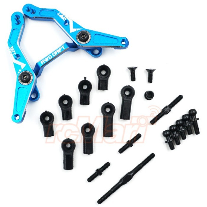 Jual YEAH RACING BLUE ALUM RWD LARGE ANGLE STEERING RACK FOR TATT-S03 ...
