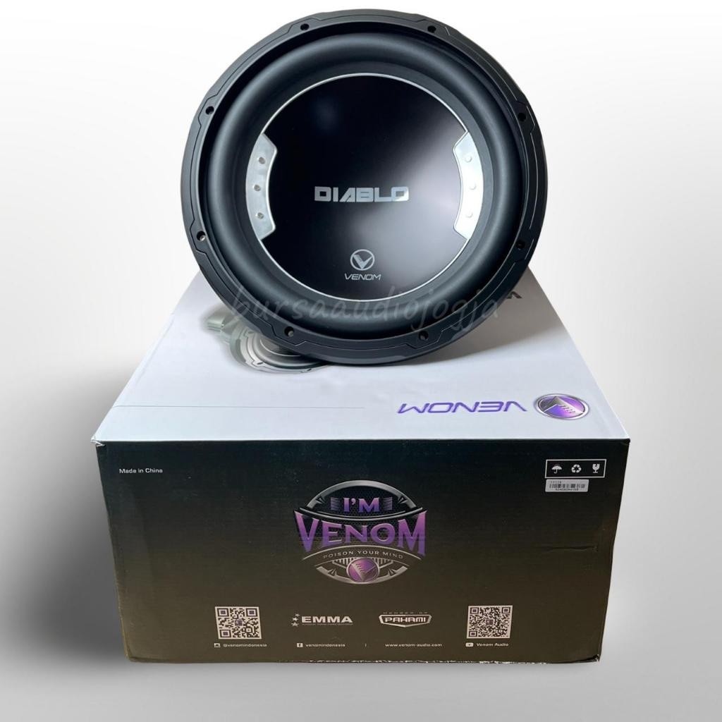 Jual Subwoofer VENOM DIABLO VX12D Subwoofer 12 Inch HITAM | Shopee ...