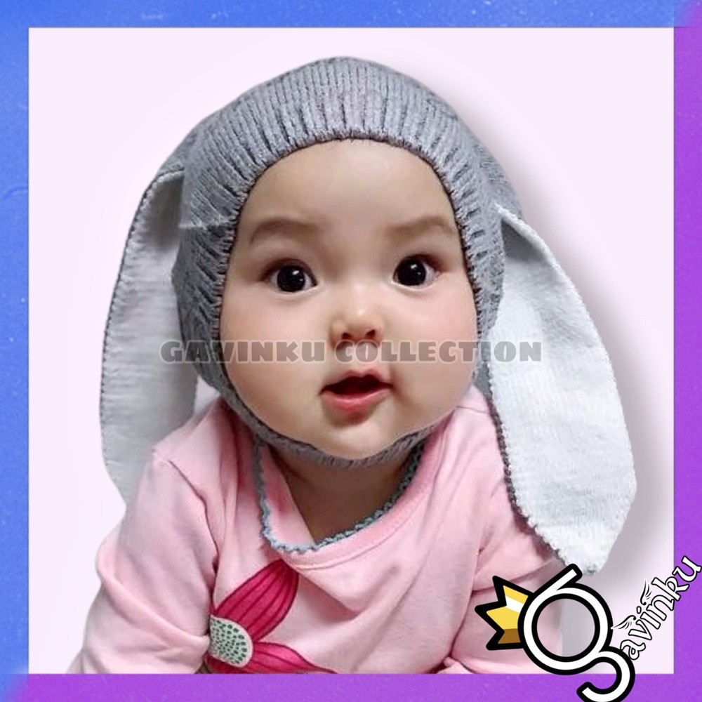 Jual Topi Kupluk Rajut Bayi Kelinci Laki Laki Perempuan Baru Lahir ...