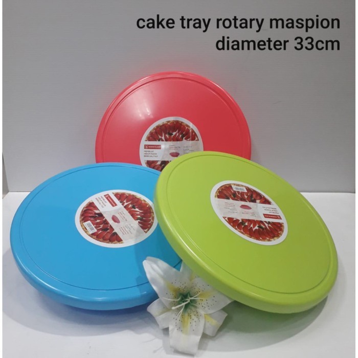 Jual Meja Putar Rotary Cake Tray Maspion Baki Penyaji Putar Meja ...