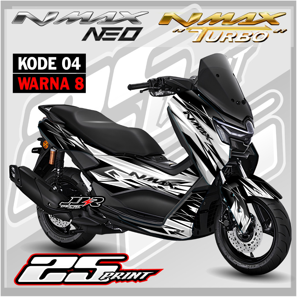 Jual STIKER NMAX NEO NMAX TURBO 2024 FULL BODY 04 STICKER VARIASI ...
