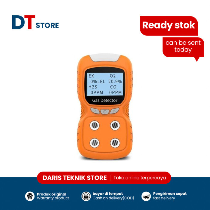 Jual Gas Detector 4 In1 Multi Co H2s O2 Lel Tester Analyzer Oxygen Bx001 Shopee Indonesia