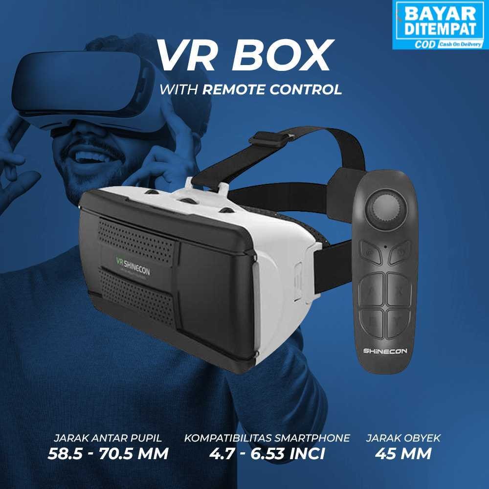 Jual ( Store17 bisa COD ) Shinecon VR Box IMAX Giant Screen Virtual Reality with Remote - SC ...