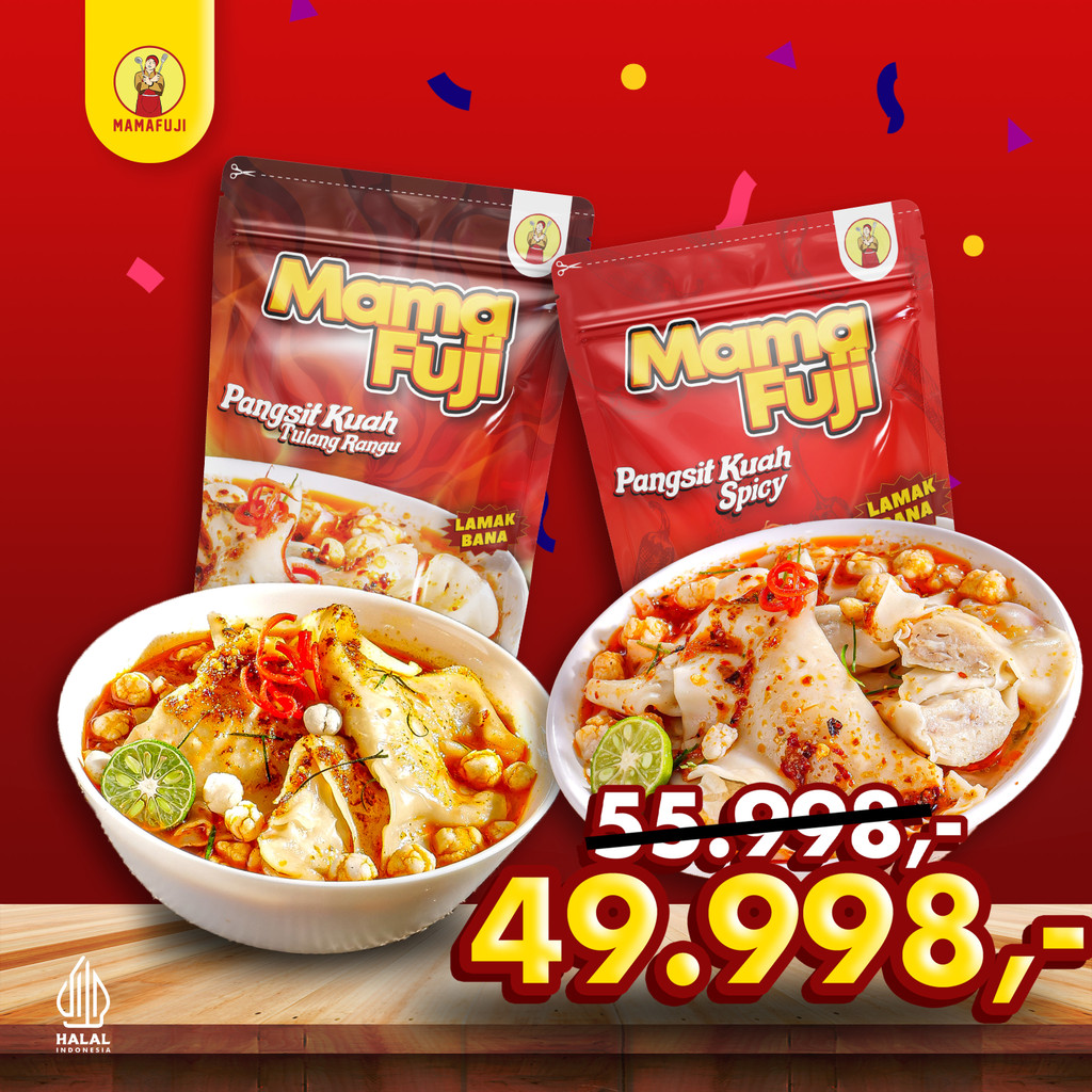Jual Mamafuji - PAKET MURAH 2 Pangsit Kuah Pedas (Ayam Spicy + Tulang ...