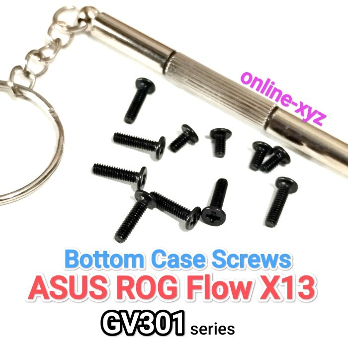 Jual baut mur sekrup casing ASUS ROG Flow X13 GV301 GV301RC GV301RA ...