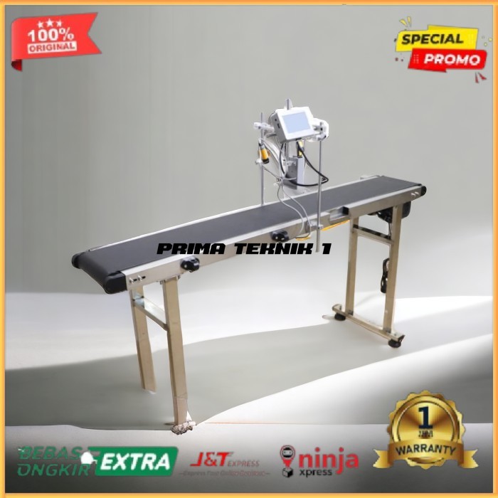Jual Mesin Coding Prinjet Tij Printer Expired Date & Conveyor 1.5 Meter ...