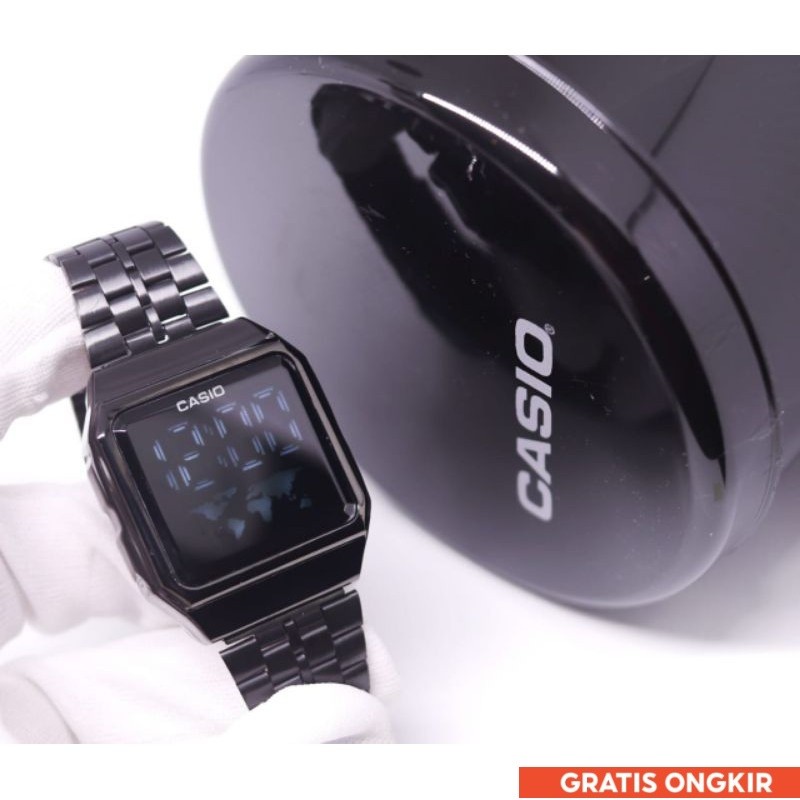 Jual Jam Tangan Digital Pria / Wanita Casio World Touchscreen Rantai ...