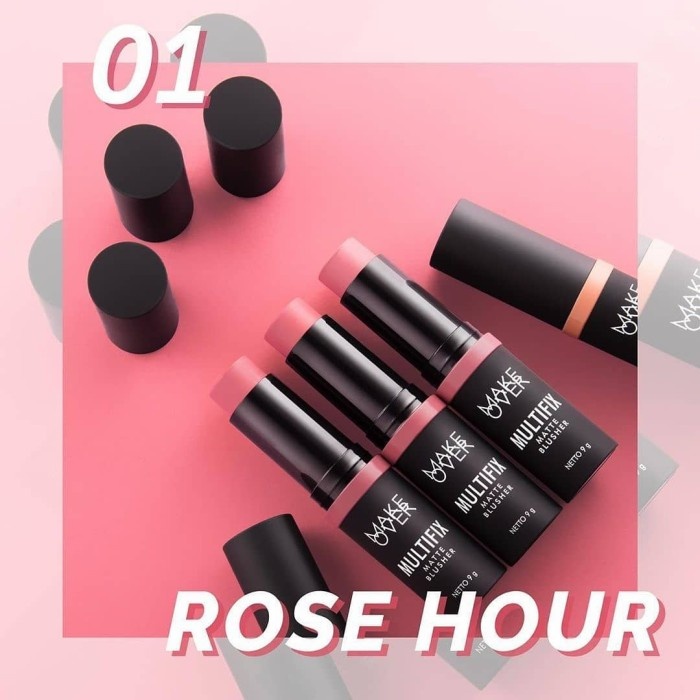 Jual MAKE OVER - Multifix Matte Blusher | Blush On Make Over Original ...