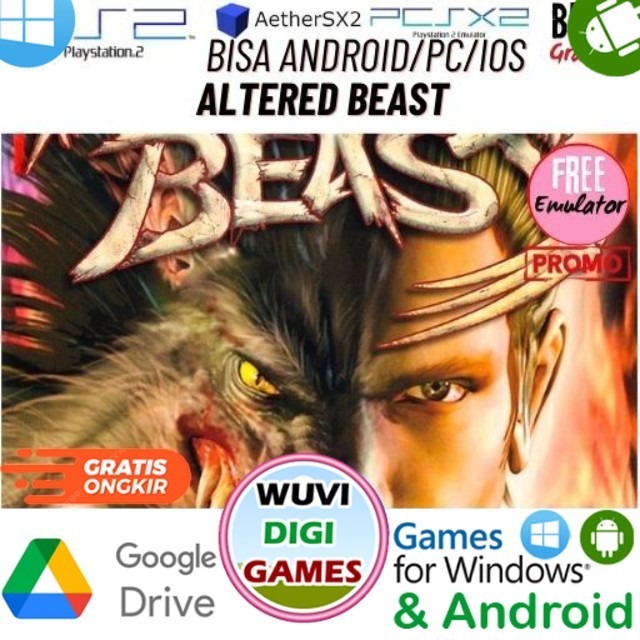 Jual Jual Game PS2 Altered Beast | Bisa di PC / Android / IOS Plus ...