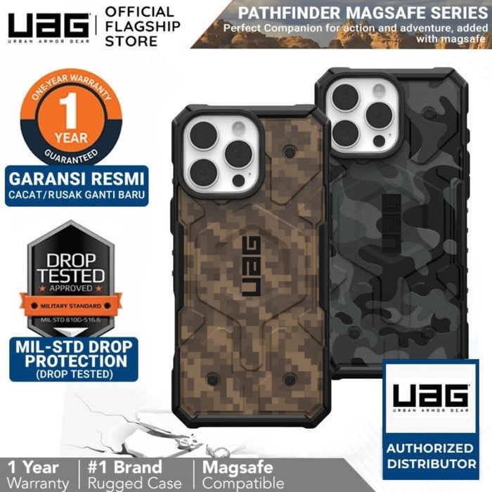 Jual Original UAG Pathfinder SE Case iPhone 16 Pro Max 16Pro Promax Casing Magnetic TPU Bumper ...