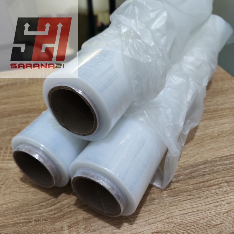 Jual Plastik Wrapping Stretch Film Besar 50cm x 150m | Shopee Indonesia