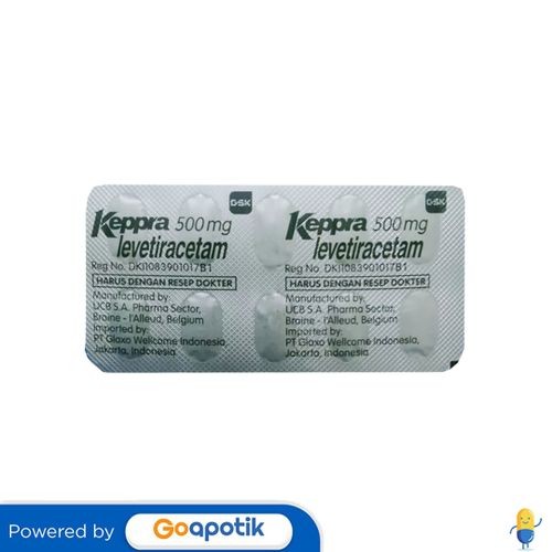 Jual Keppra 500 Mg Strip 10 Tablet | Shopee Indonesia