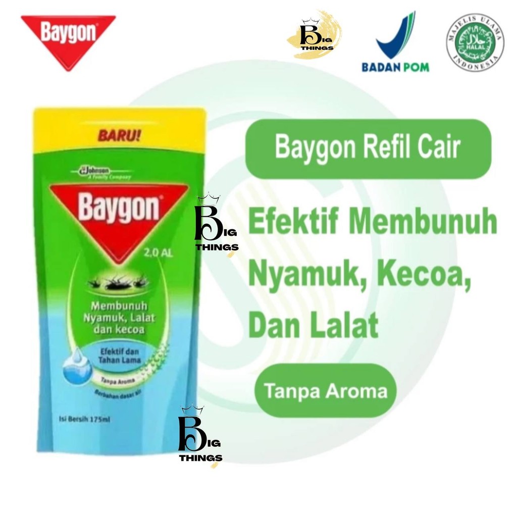 Jual REfil BAYGON Semprot Cair Kemasan Pouch 175 ml Original | Shopee ...