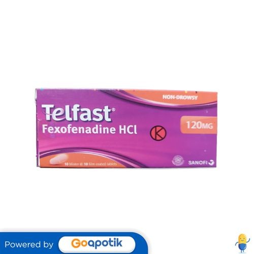 Jual Telfast 120 Mg Box 100 Tablet | Shopee Indonesia