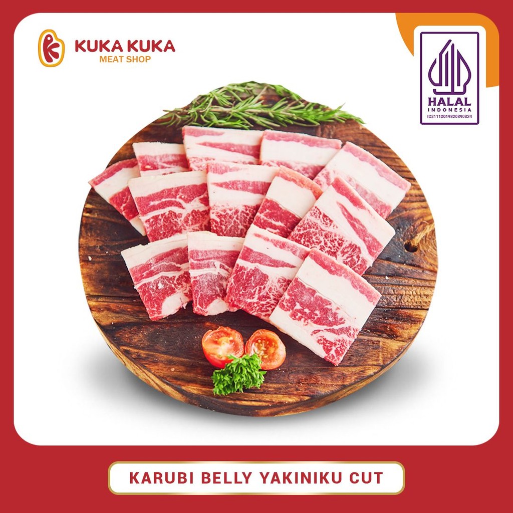 Jual Daging Sapi Premium Karubi Belly Wagyu Yakiniku Cut! | Shopee ...