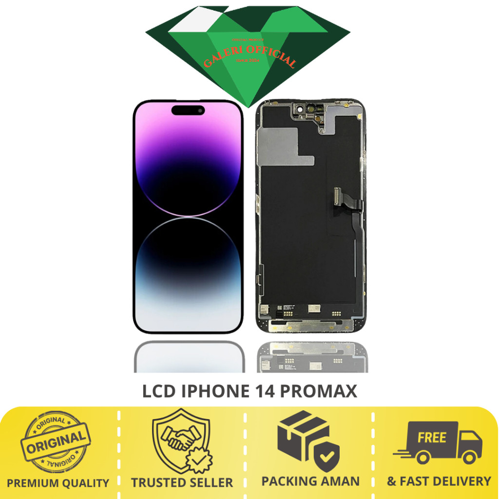 Jual LCD IPHONE 14 PRO 14 PRO MAX PROMAX OLED REPLACEMENT IC FULLSET ...