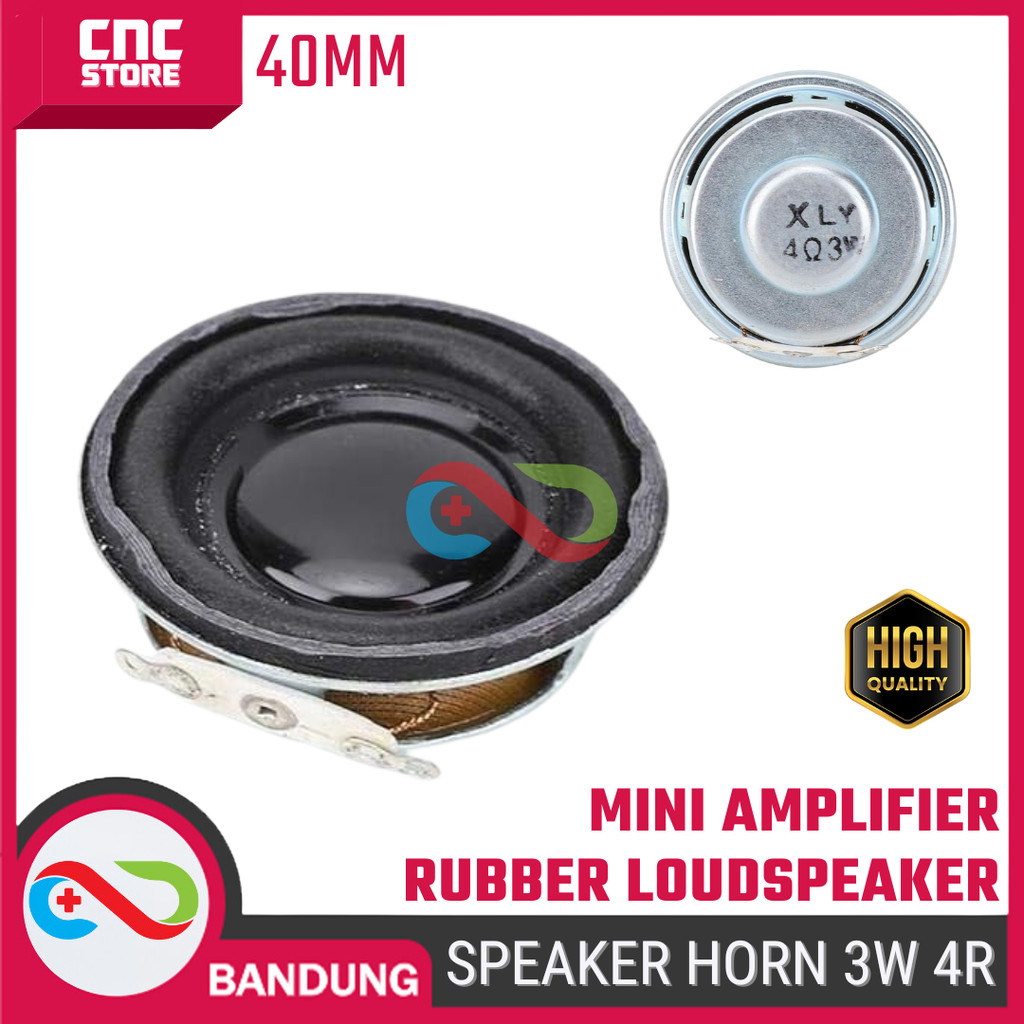 Jual Speaker Mini 3W 4R Dedicated Rubber 4CM – Amplifier Kecil dengan Suara Kualitas Tinggi ...