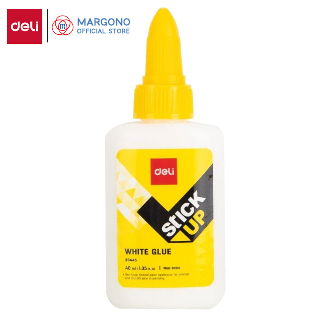 Jual Deli Lem Cair Putih 40 ml - cepat kering melekat sangat kuat tidak ...