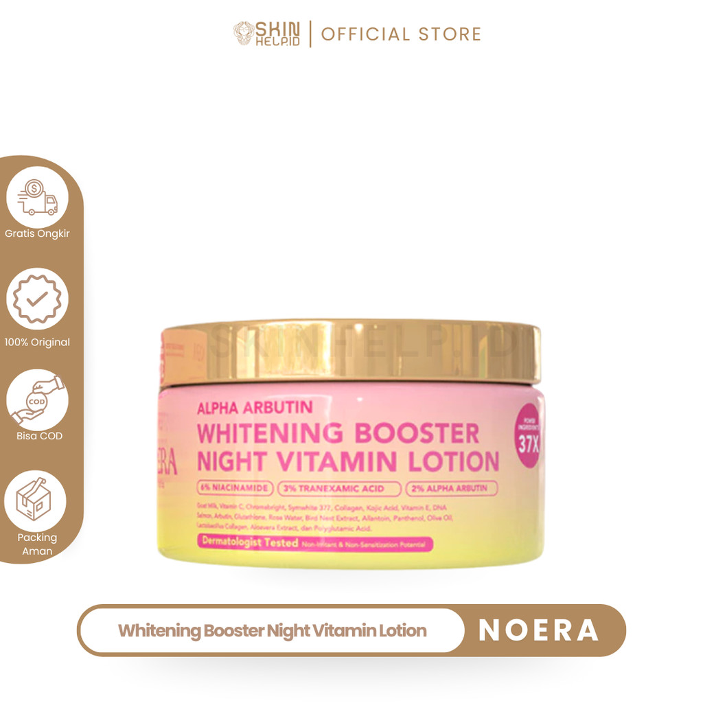 Jual NOERA - Whitening Booster Night Vitamin Lotion | Whitening Lotion ...